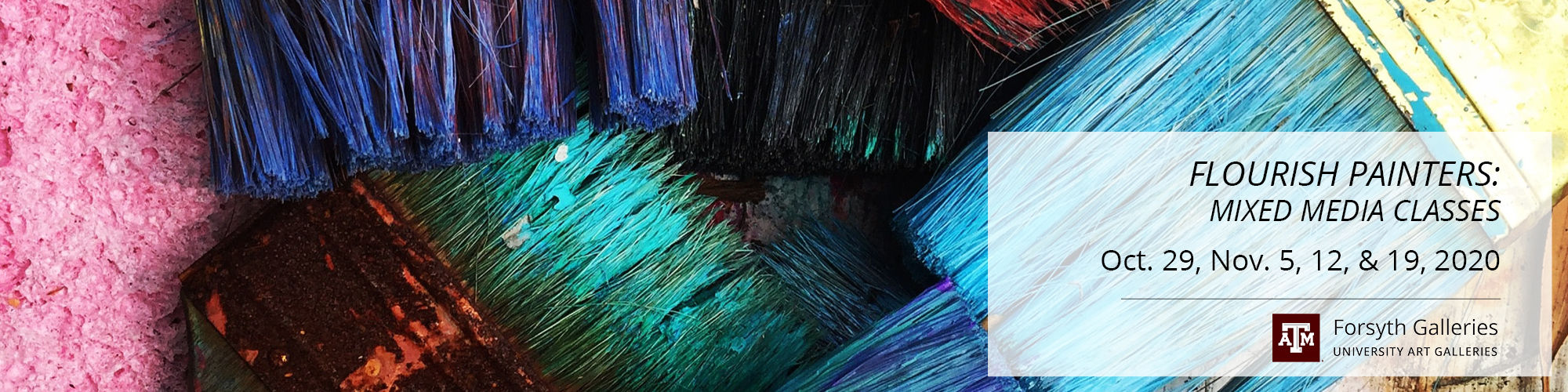 Flourish Painters: Mixed Media Classes Fall 2020 – UART